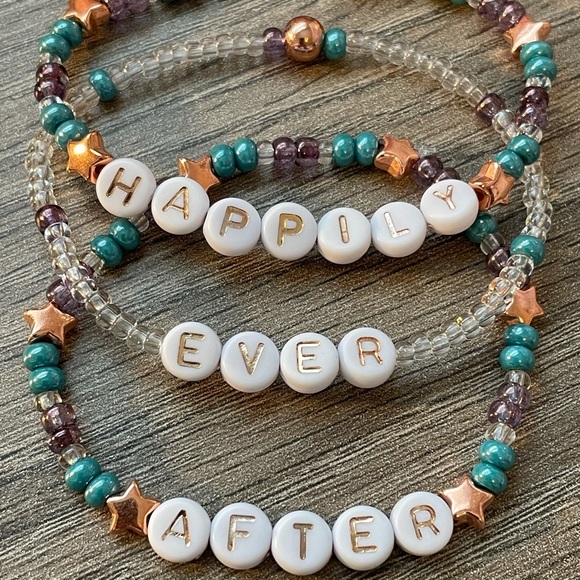 Handmade | Jewelry | Happily Ever After Disney Inspired Bracelet Stack | Poshmark